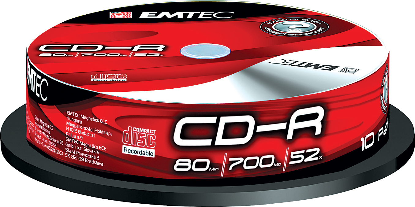 Офис Експрес CD-R/RW CD-R EMTEC ШПИНДЕЛ 10 БРОЯ - oфис консумативи ...