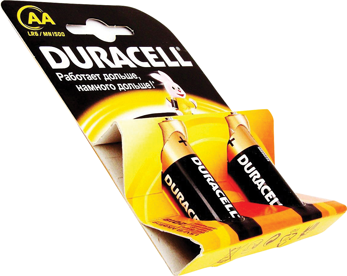 Офис Експрес Батерии, зарядни, фенери БАТЕРИЯ DURACELL АА LR06-2 БРОЯ ...